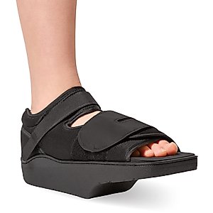 Forefoot Off-Loading Healing Shoe - Non-Weight Bearing Medical Boot for Diabeti Ulcer Protection, Metatarsalgia Pain, Post Bunion, Mallet or Hammer Toe Surgery (L)
