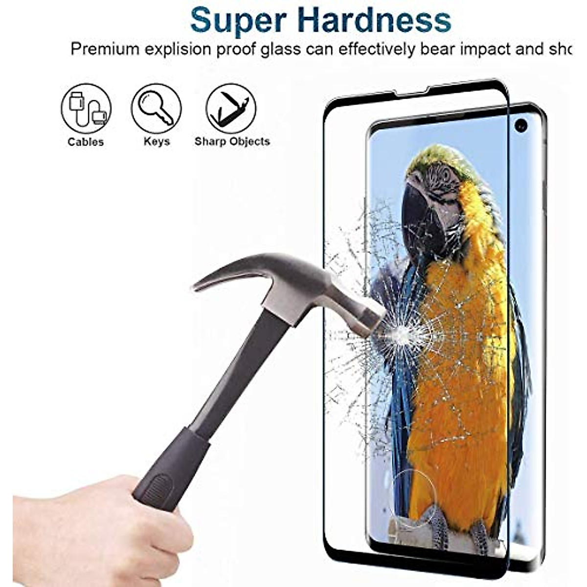 HGJTF Phone Case for ZTE Axon 40 Ultra (6.8") with 1 X Tempered Glass Screen Protector, Black Soft Silicone Anti-Drop TPU Bumper Non-Slip Shell Cover for ZTE Axon 40 Ultra - Marble