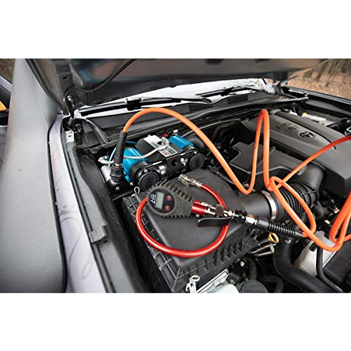 ARB CKMTA12 '12V' On-Board Twin High Performance Air Compressor, Ideal for Air Lockers Locking Differentials, Tire Inflator, Air Horn, Air Tools and Pneumatic Tools.