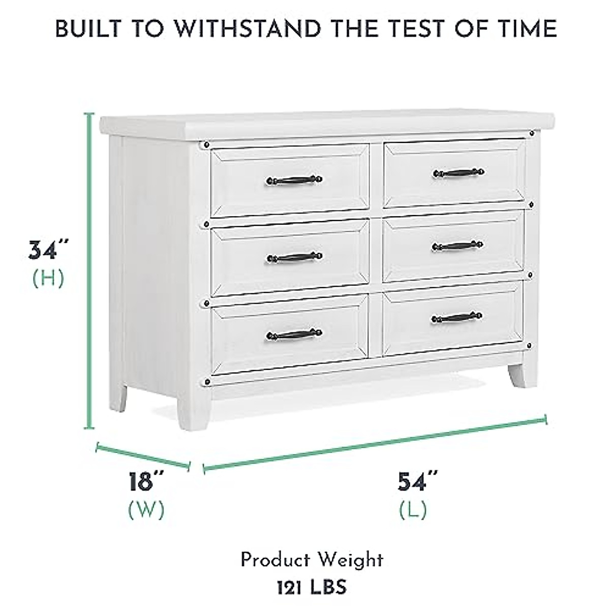 Evolur Andorra Double Dresser