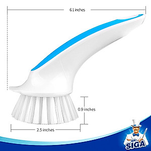 MR.SIGA Pot and Pan Cleaning Brush - Pack of 2