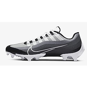 Nike Men's Vapor Edge Speed 360 Team Football Cleats, Black/White/Smoke Grey, 11