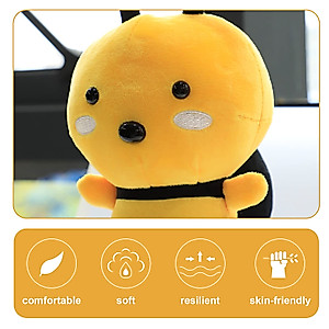 Putrer Bee Plush Toy,8" Bee Stuffed Animal,Soft Honeybee Plush Doll Gift for Kids Birthday Party,Christmas,Valentine (8 inch)