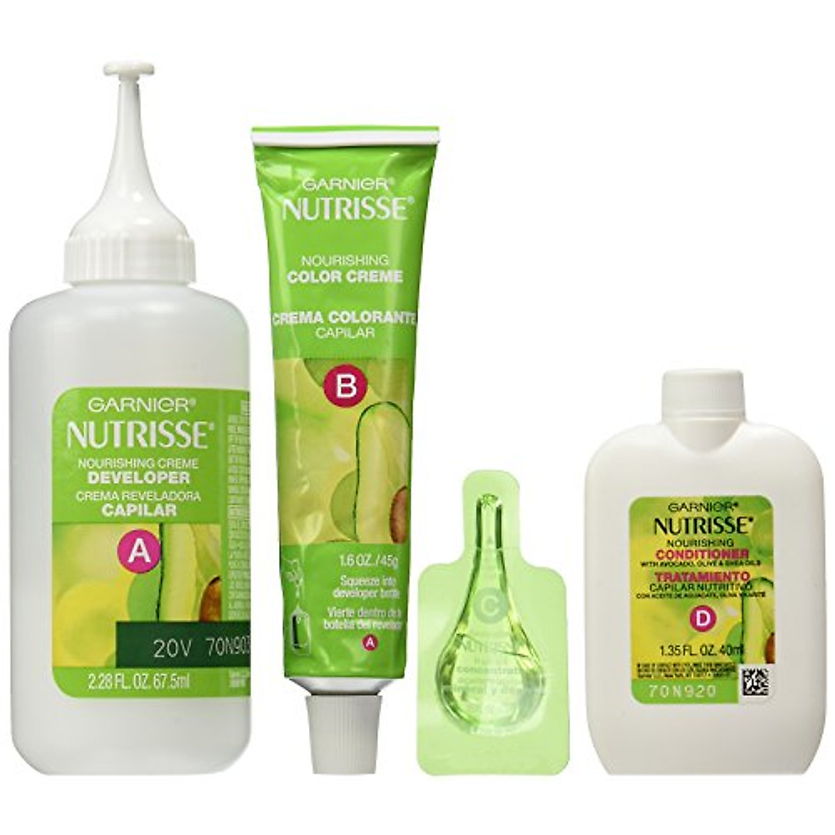 Garnier Nutrisse Ultra Color Nourishing Hair Color Creme, DN1 Light Cool Denim (Packaging May Vary), 1 Count