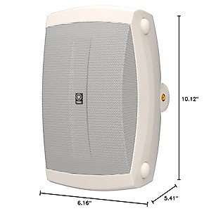 Yamaha Audio NS-AW150W 2-Way Indoor/Outdoor Speakers (Pair, White)