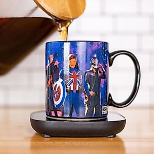 Uncanny Brands Marvel What If Mug Warmer with Mug – Keeps Your Favorite Beverage Warm - Auto Shut On/Off
