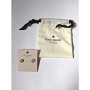 Kate Spade Signature Spade Studs in Cream