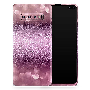 DesignSkinz Unfocused Pink Sparkling Orbs Protective Vinyl Decal Wrap Skin Cover Compatible with The Samsung Galaxy S20 (Screen Trim & Back Glass Skin)