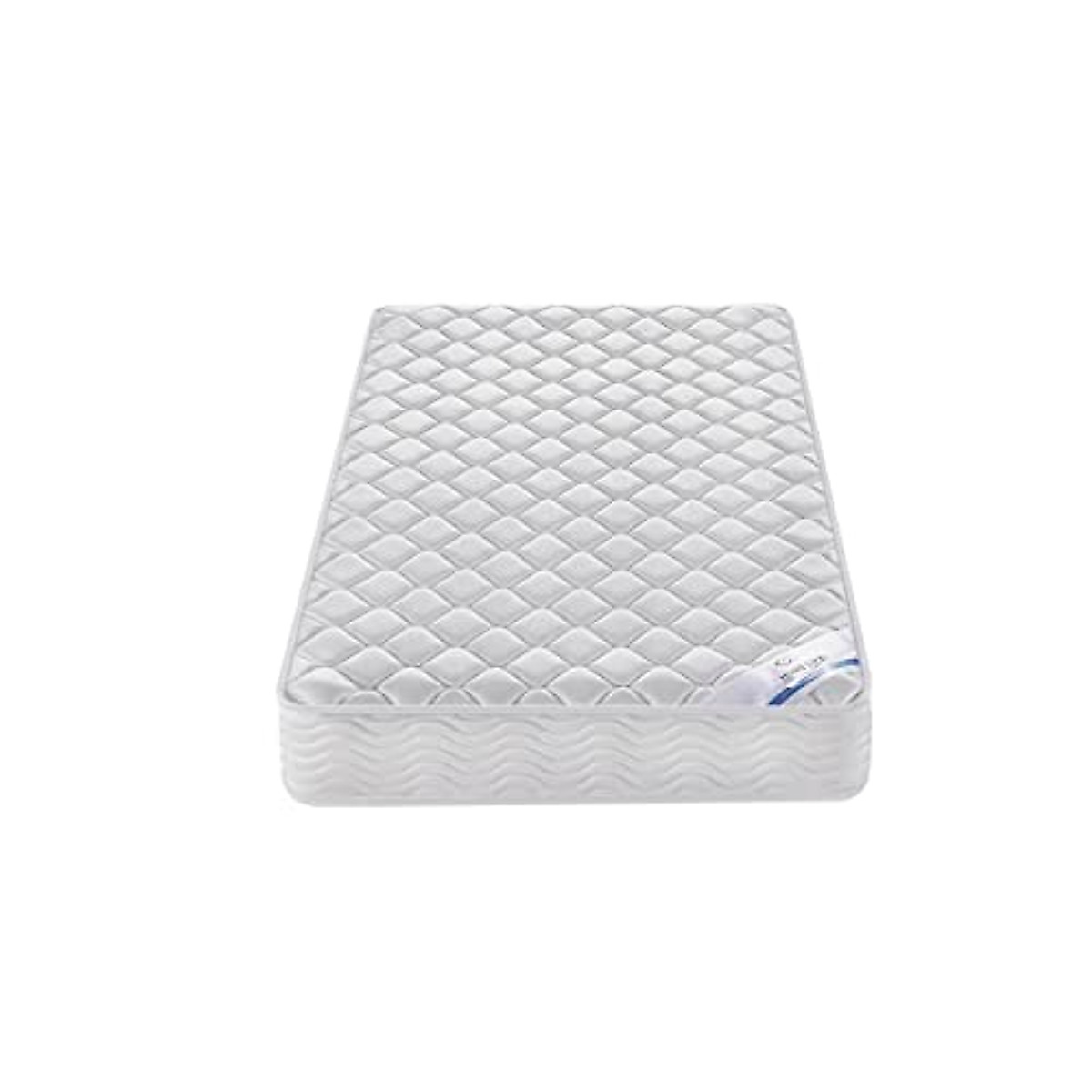 Home Life Basic 6 Inch Twin Mattress - Bonnell Spring - Comfort Foam Plush Quilted Top - Medium Firm - Rolled in a Box - by Oliver & Smith