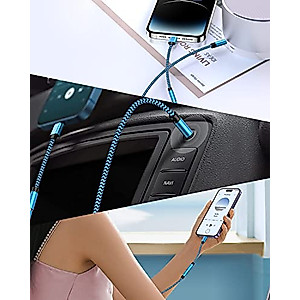 iPhone Headphone Adapter, 2Pack Apple Dongle Lightning to 3.5mm Jack Converter Braided Audio Aux Cord Earbuds Splitter Adaptor Compatible with iPhone 14 13 12 11 Pro Max X XR XS SE 8 7 Plus iPad iPod