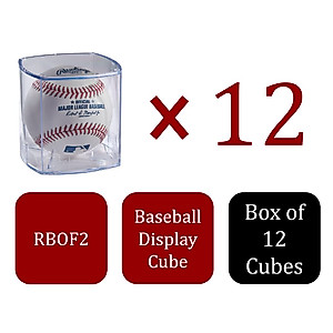 Rawlings | Ball of Fame Baseball Display Cube | Pack of 12