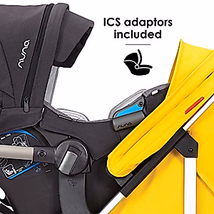 Diono Flexa Umbrella Stroller from Infant to Toddler, Freestanding Slim Fold, Lightweight Umbrella Stroller with Canopy, XL Storage Basket, Black Midnight