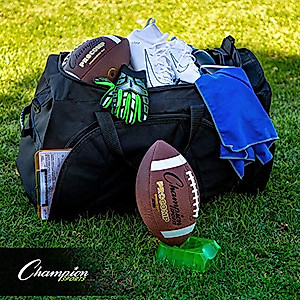 Champion Sports Triplex 3-in-1 Premium Football Kicking Tee for Kickoff Practice, 1” - Ball Holder Tees for Footballs - Kicking Block and Accessories for Adults, Kids, Coaches