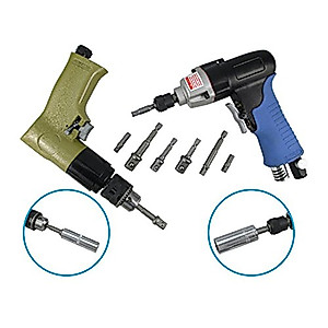 3PCS Set 1/4" 3/8" 1/2" | Impact Grade Socket Adapter | Hex Shank Adapter Drill Nut Driver | Power Extension Bit Set for Drills (3PCS)