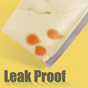 Cozihom Reusable Storage Bags, Stand Up Ziplock Bags, Reusable Sandwich Bags, Freezer Lunch Bags, Leakproof, BPA Free, 4 Large bags, 4 Middle bags