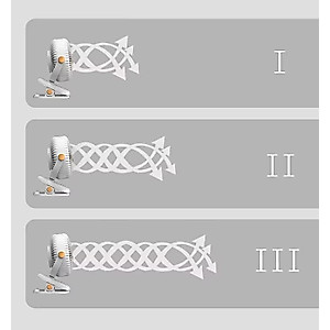 500mAh Portable Rechargeable Clip on Fan, 5 inch Battery Operated Fan, 3 Speeds Personal Fan, 360 Rotation Small Desk & Clip Fan, Ideal for Outdoor Camping Golf Cart Treadmill Home Office, Purple