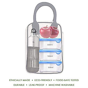 Eco Right Insulated Lunch Bag Women, Work Lunch Box for Men, Adults