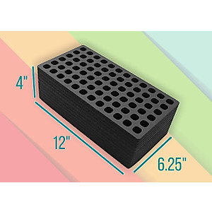 Polar Whale 2 Art Marker Storage Tray Organizers Pen Pencil Brush Storage Design Stand Supply Horizontal Storage Non-Scratch Non-Rattle Washable Compatible with Copic and More Each Holds 72