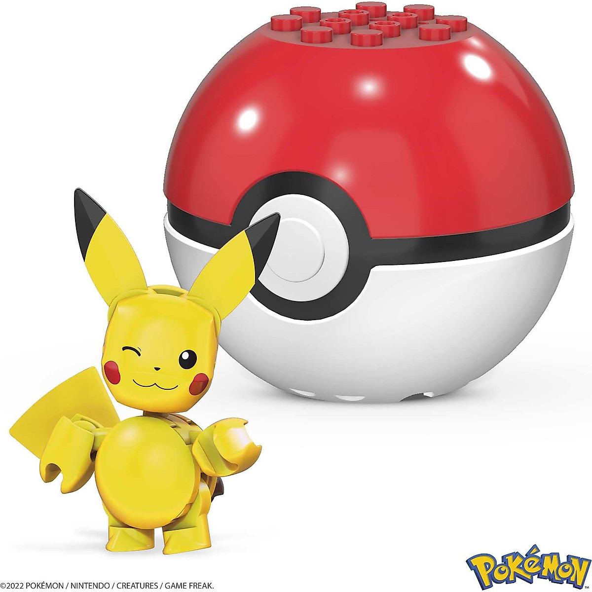 Mega Construx Pokemon Pikachu Construction Set, Building Toys for Kids [Amazon Exclusive] 16 Pieces