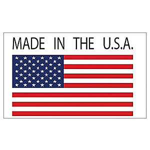 Rogue River Tactical USA American Flag Metal Tin Sign, 14x8 Inch, Wall Décor -Man Cave Bar US United States Rustic Cut Out Outline