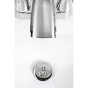 TubShroom and SinkShroom Drain Protectors Hair Catchers for Bathtubs and Sinks, Chrome