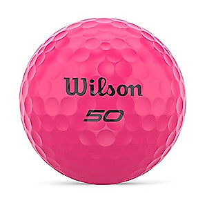 Wilson Fifty Elite Golf Balls - 12 Pack, Pink