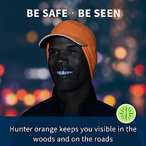 TrailHeads Men's Fleece Hat Baseball Cap - Drop Down Ear Warmer Flaps - Winter Caps for Men for Running, Golf, Hunting