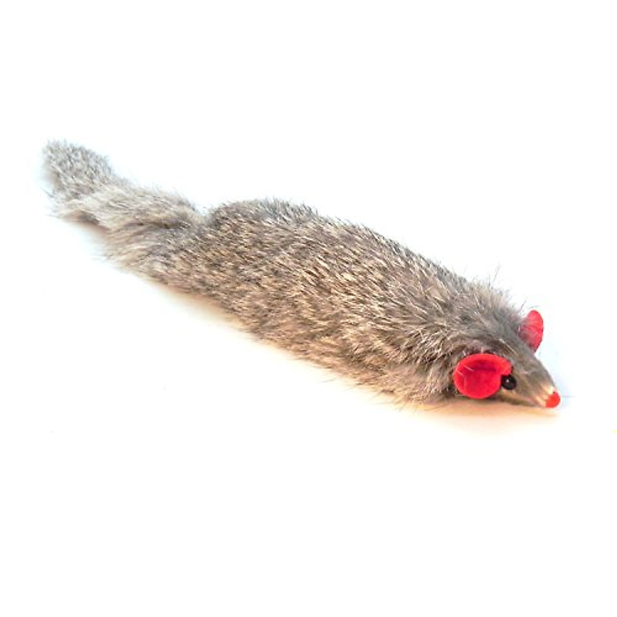 Dat Darn Ferret Rabbit Fur Cat Toy