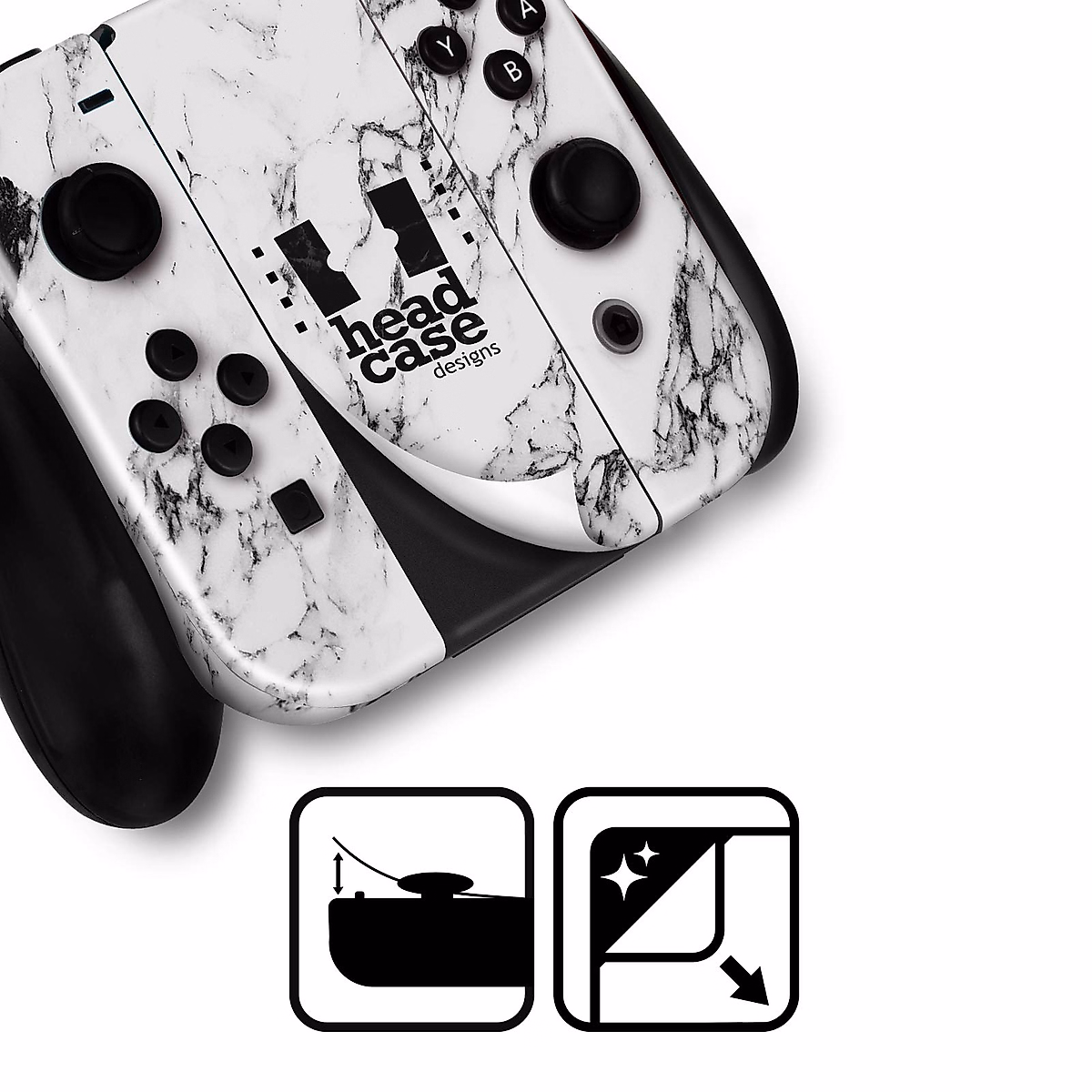 Head Case Designs Officially Licensed Harry Potter Hedwig Owl Pattern Graphics Vinyl Sticker Gaming Skin Decal Cover Compatible With Nintendo Switch Joy-Con Controller
