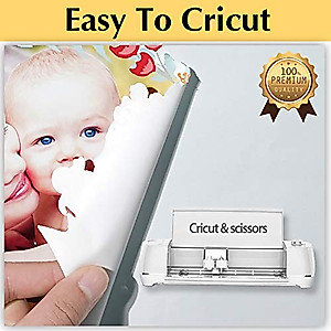 TransOurDream Tru-Iron on Heat Transfer Paper for Dark Fabric (20 Sheets, 8.5x11") T Shirt Transfers Paper for Inkjet Printer Printable Heat Transfer Vinyl for T-Shirts (TOD-7)