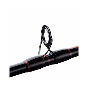 PENN Rampage Jig 6’6” Nearshore/Offshore Spinning Rod; 1-Piece Fishing Rod, 30-80lb Line Rating, Medium Rod Power, Moderate Fast Action, 2-5 oz. Lure Rating