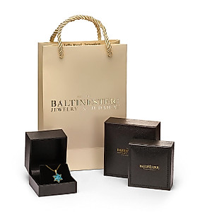 Baltinester Handmade IDF Wings Israeli Army Paratrooper Pendant in 14k Yellow Gold 20.5 x 30 mm Jewelry