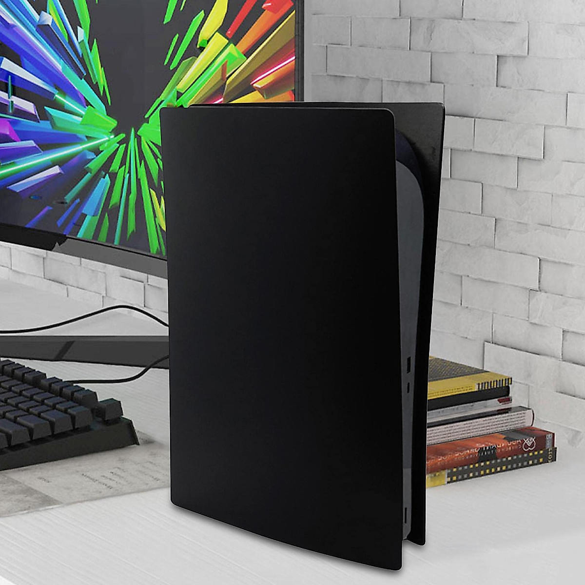 Game Console Skin Cover Replacement Plate for PS5,Ps5 Console Accessories,Faceplates Cover Side Plates Shell Case Skin