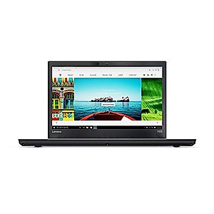 Lenovo ThinkPad T470 Laptop with Intel Core i5-6300U Processor, 8GB DDR4 RAM, 180GB SSD, Black - 14" - Black