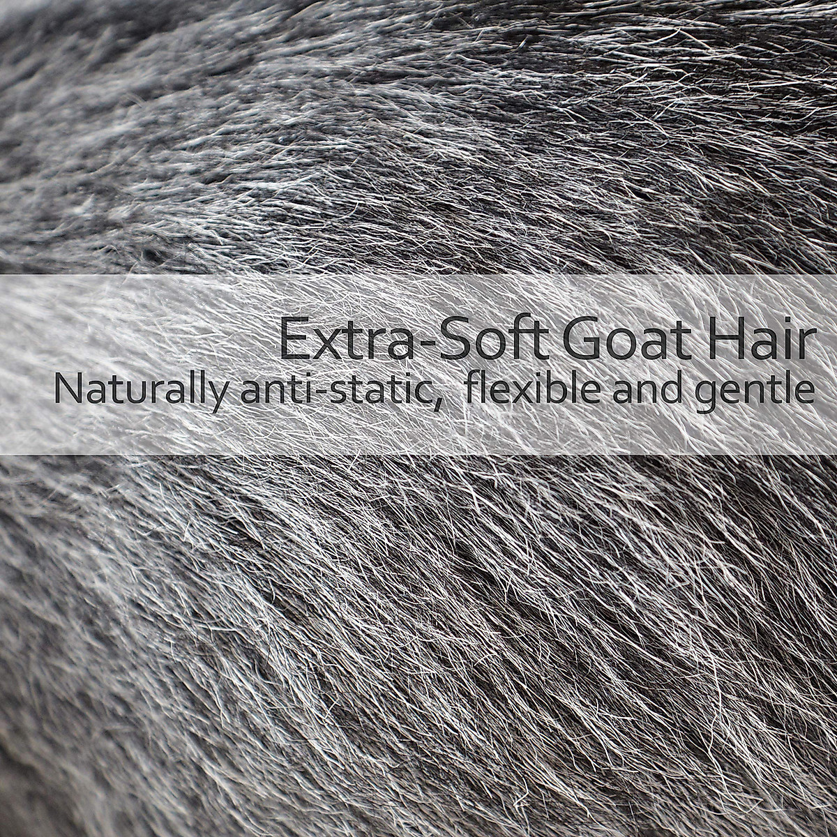 Redecker Goat Hair Baby Hairbrush with Waxed Olive Wood Handle, 5-3/4-Inches