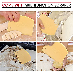 Unicook Pizza Stone for Oven and Grill, 15 Inch Large Baking Stone, Heavy Duty Cordierite Bread Pan, Thermal Shock Resistant Oven Cooking Stoneware for Pizzas, Bread, Cookie and More