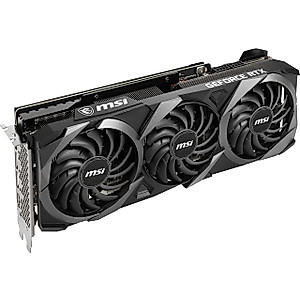MSI Gaming GeForce RTX 3080 LHR 12GB GDRR6X 384-Bit HDMI/DP Nvlink Torx Fan 3 Ampere Architecture OC Graphics Card (RTX 3080 Ventus 3X Plus 12G OC LHR)