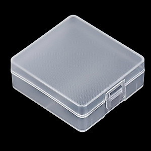 Ogrmar Hot Portable Hard Plastic Battery Case Holder Storage Box for 2x9V Batteries(3 Pack) (3 Pack)