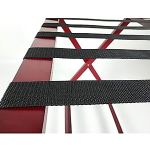 ELEdvb Luggage Rack Luggage Rack Hotel Room Foldable Solid Wood Suitcase Holder Luggage Rack Shelving Suitcase Backpack Hotel Style