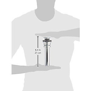 GROHE 65818000 Universal Pop up Bathroom Sink Drain Waste Set Assemby, Starlight Chrome