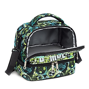 MOHCO Kids Lunch Bag Insulated Bento Cooler Bag Two compartments Cooler for Boys and Girls with Adjustable Strap Travel Lunch Tote