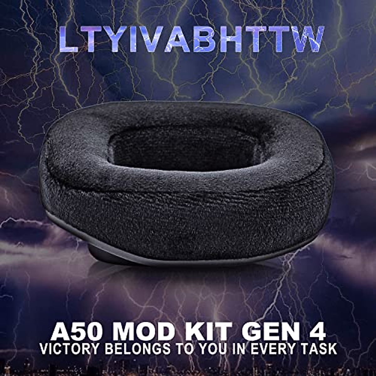 A50 Mod Kit Gen 4 - Ear Cushion Compatible with Astro Gaming A50 Wireless Headset Velvet - Headband/Microphone Foam/Ear Pads I Not Work with GEN 3