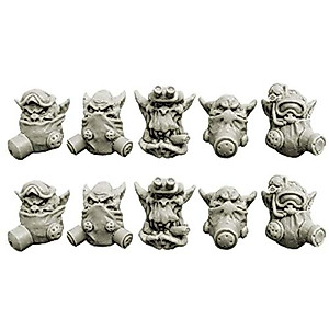 Spellcrow Orcs: Heads in Gas Masks