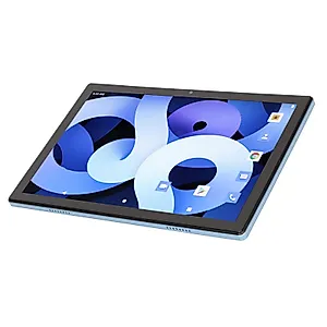 DAUERHAFT Tablet, Front 8MP Rear 16MP 10.1 Inch Digital Tablet 2560X1600 Resolution for Learning for Entertainment (Blue)