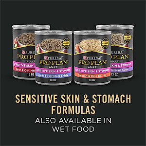 Purina Pro Plan Sensitive Skin and Stomach Dry Dog Food Turkey and Oat Meal - 4 lb. Bag