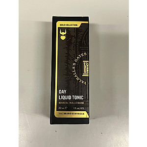 The Beard Struggle - Day Liquid Tonic Beard Oil - Gold Collection, Valhalla's Gates - Beard Oil for Men - Moisturize, Softens Hair, Reduces Itch - Day Time Beard Growth Oil (1 Fl oz)