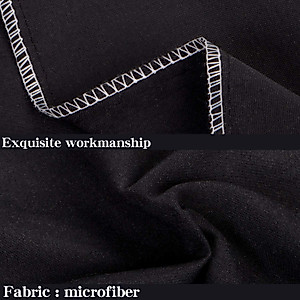 NTBAY Queen Pillowcase Set - 4 Pack Brushed Microfiber 20x30 Pillowcases - Soft, Wrinkle-Free, Fade-Resistant, Stain-Resistant, Black Pillowcases with Envelope Closure - 20x30 Inches, Black