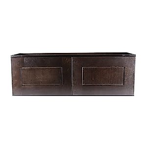 Design House Kitchen Cabinets-Wall, 12 in, Espresso