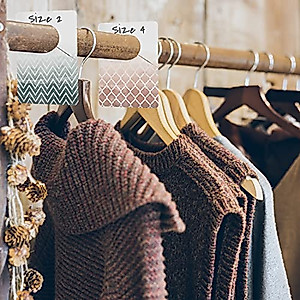 Write On Watercolor Ombre Clothing Dividers / 10 Patterned Double Sided Closet Dividers/DIY Clothing Rack Dividers/Made In The USA