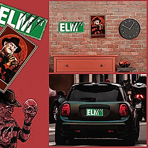 Moriso Horror Movie Tin Metal Signs (2 Packs, 8x12 Inch). Gifts Merch Elm Street Movie Home Decoartions Posters Retro Metal Tin Sign Vintage Aluminum Sign for Home Wall Decor